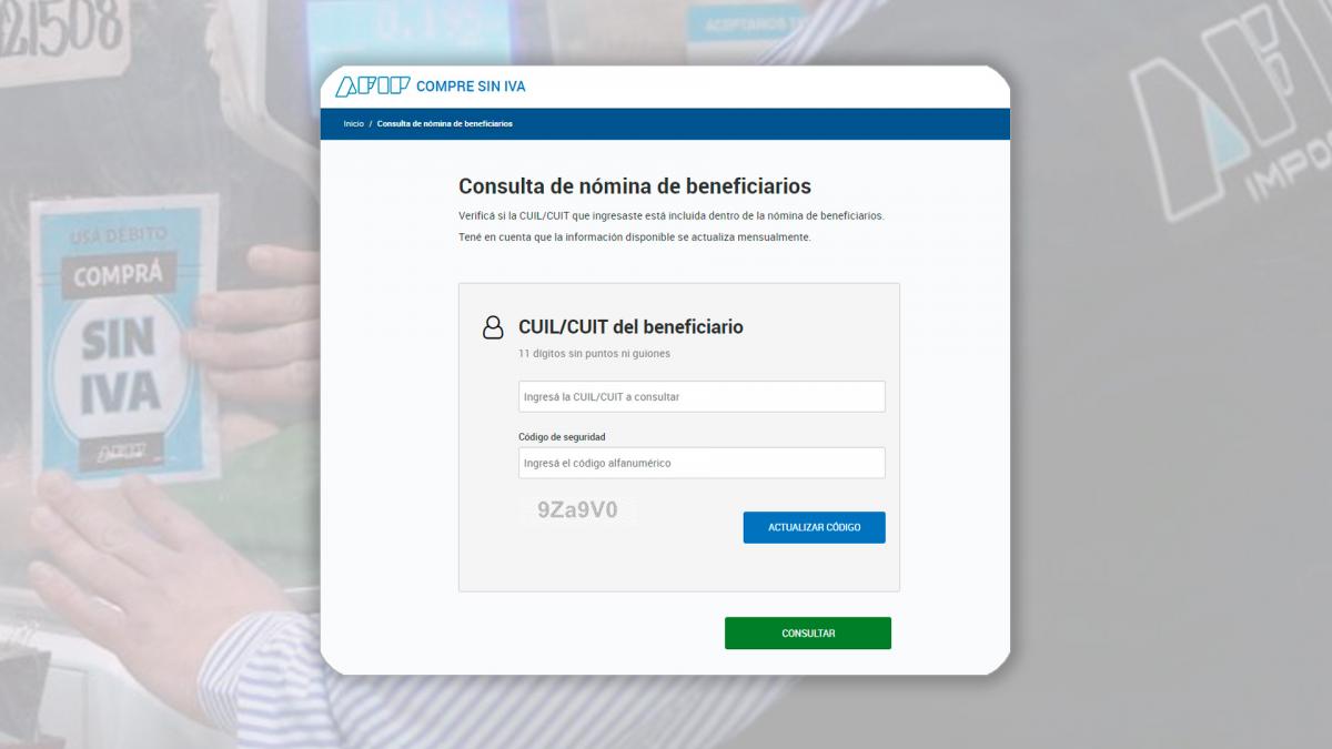 La AFIP lanzó un sitio web para corroborar quiénes recibirán el ...